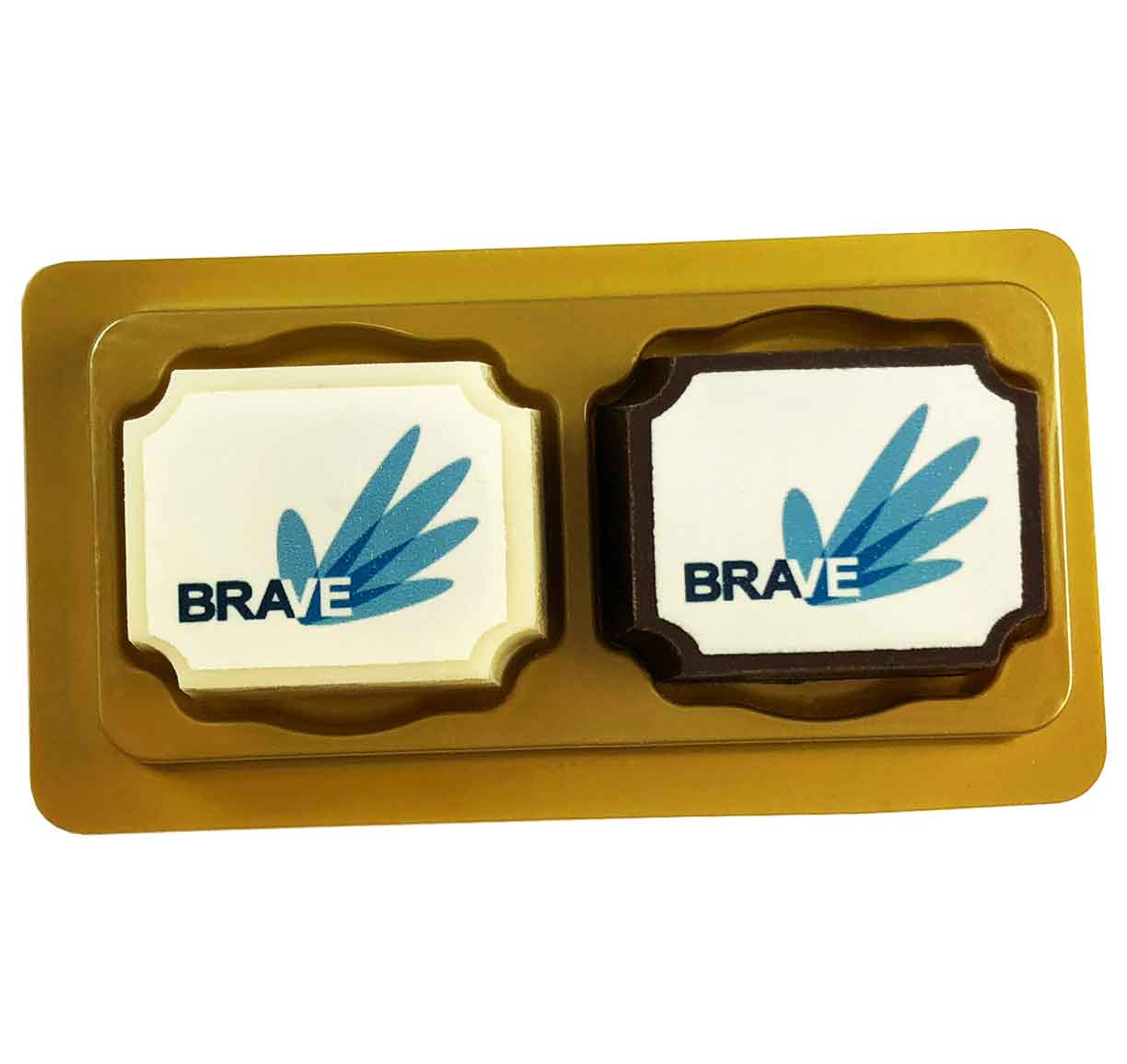 Bedruckte Pralinen-Box | Schokologo